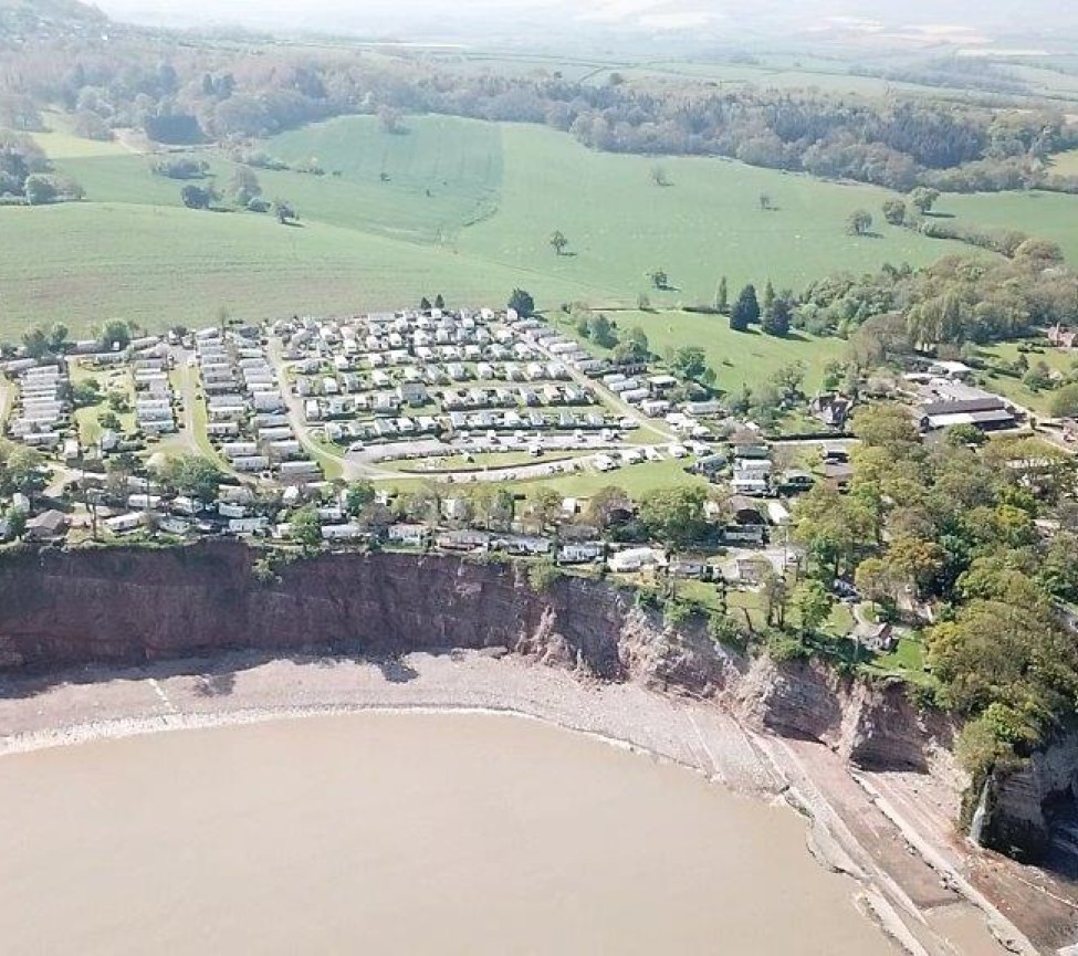 Holiday Parks in harbour town Watchet in Somerset